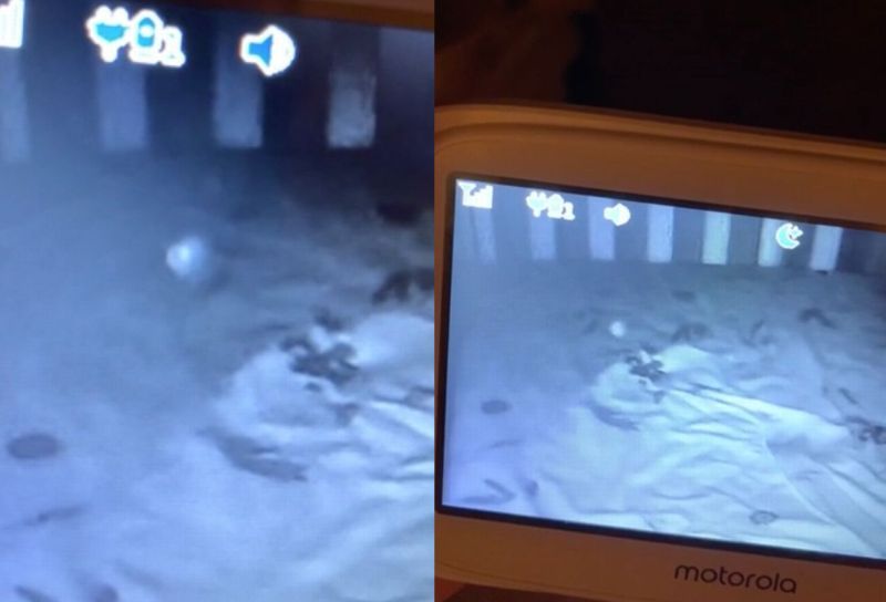 Objek aneh kelilingi katil bayi, lebih seram ia 'ghaib' apabila dirakam ...