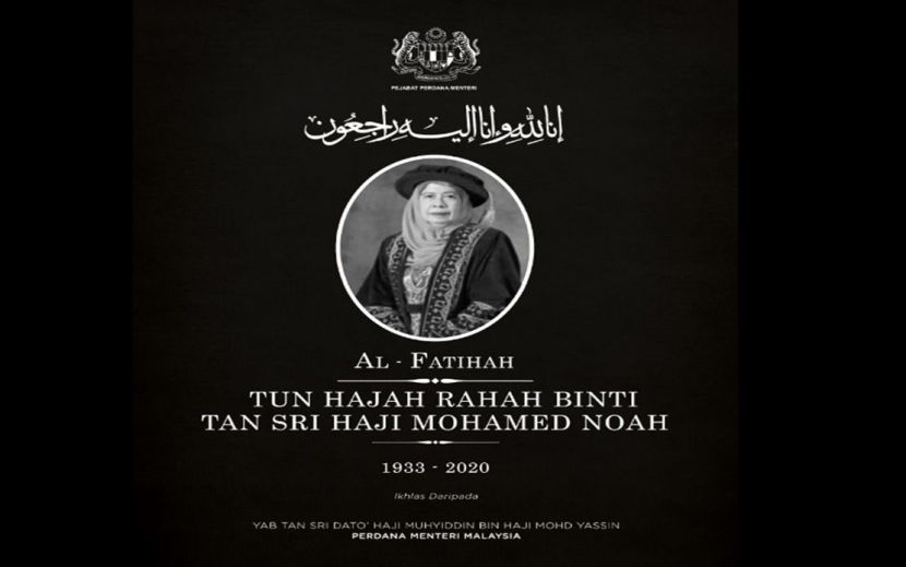 Tun Rahah diberi penghormatan Istiadat Pengebumian Negara - PM - Semasa ...