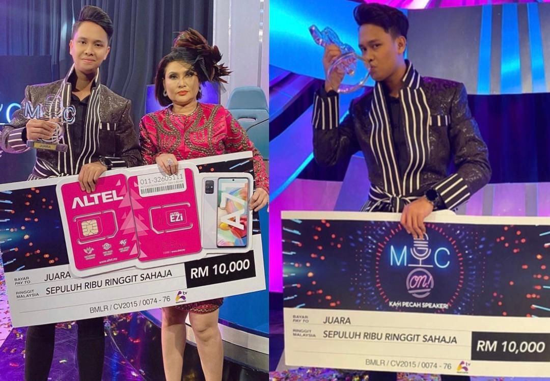 12 minggu berentap di pentas Mic On!, Jiwa Firdaus muncul juara musim ...