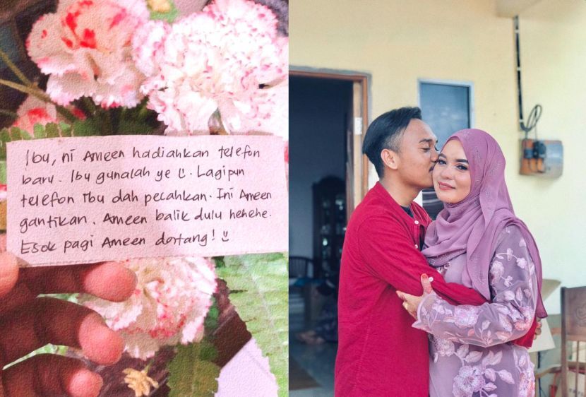 Dapat hadiah telefon, wanita menangis kenang tak pernah beli apa-apa ...