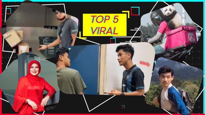 Top 5 Viral: Terkejut tengok rider bawa panda jalan-jalan, abang kurier ...