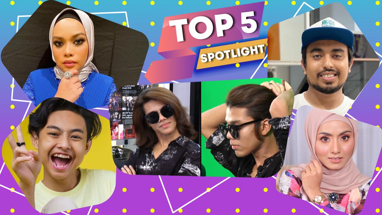 Top 5 Spotlight: Mawar Karim jawab tuduhan kuat cemburu kalau Fizo Omar ...