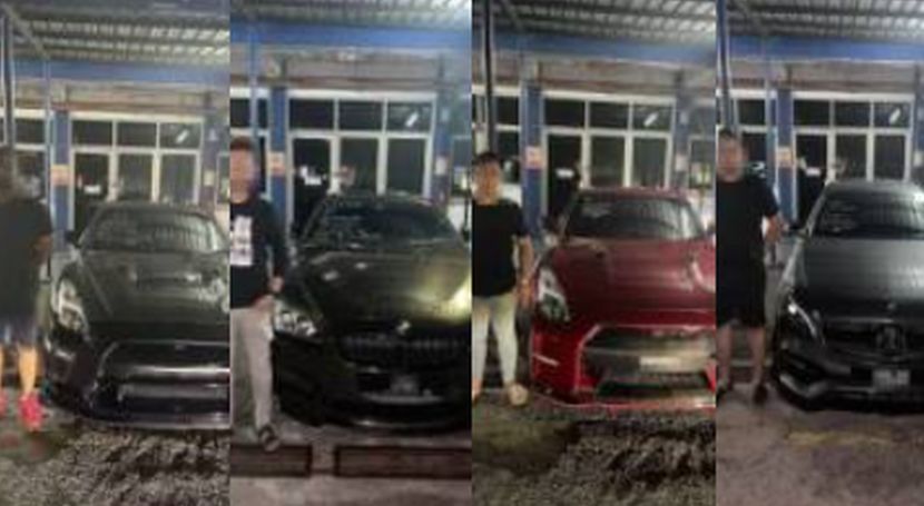Pandu laju sambil lawan arus, empat pemandu kereta mewah ditahan ...