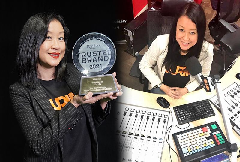 DJ Lin menang lagi! Kali ini bawa pulang trofi ‘Penyampai Radio Paling ...