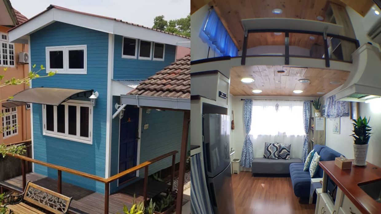 Dek kerana pernah mungkir janji, si ayah bina Tiny House buat anak ...