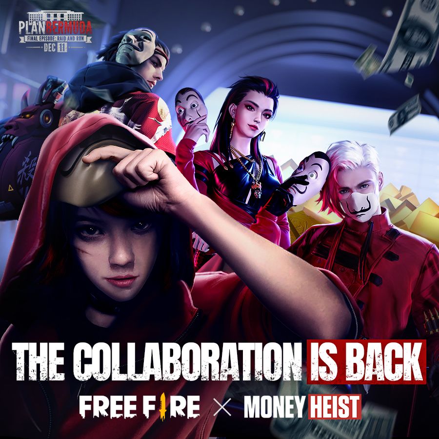 Check-out Free Fire x Money Heist crossover... Final Episode: Raid and ...
