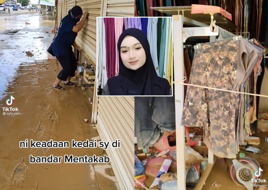 Rumah tak nampak bumbung, kedai total lost... wanita ini sebak 1,000 ...