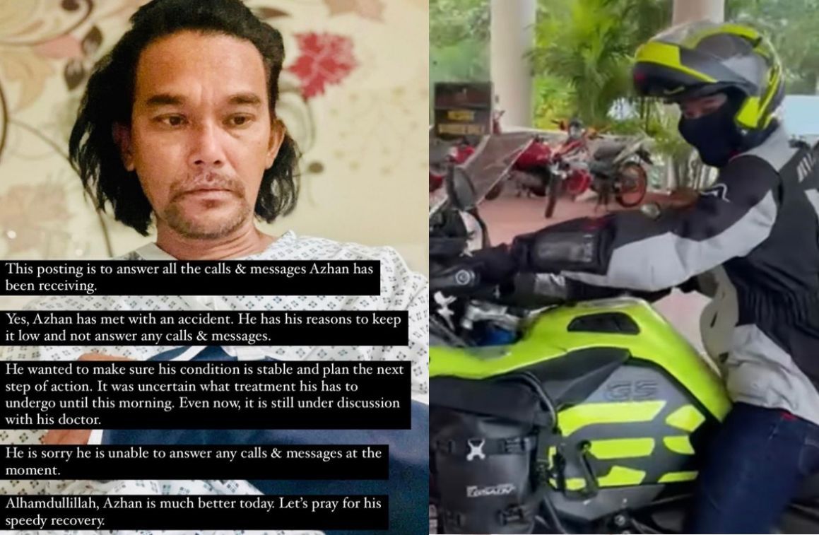 Azhan Rani kemalangan motosikal, kini dalam keadaan stabil - Hiburan ...