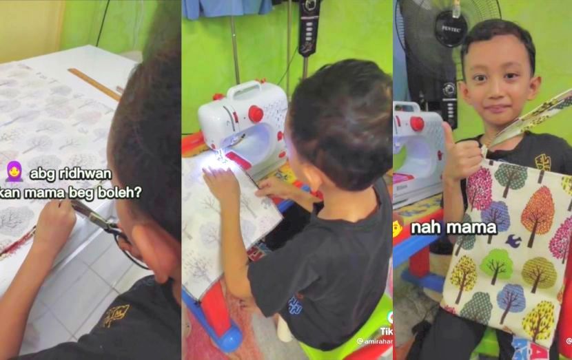 Ibu tak sangka anak lahir pramatang cepat belajar! Ajar 3 kali, dah ...