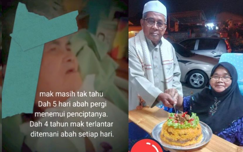 Ibu strok tercari-cari suami tercinta, rupanya sudah 5 hari meninggal ...