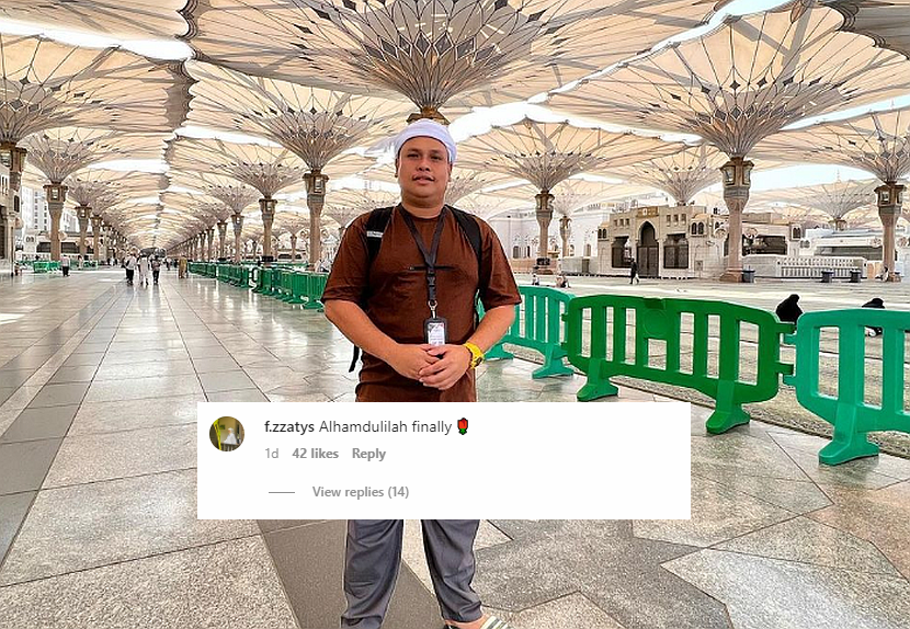 Shuk Sahar kongsi foto tunai umrah tapi komen Fara Salleh pula jadi ...
