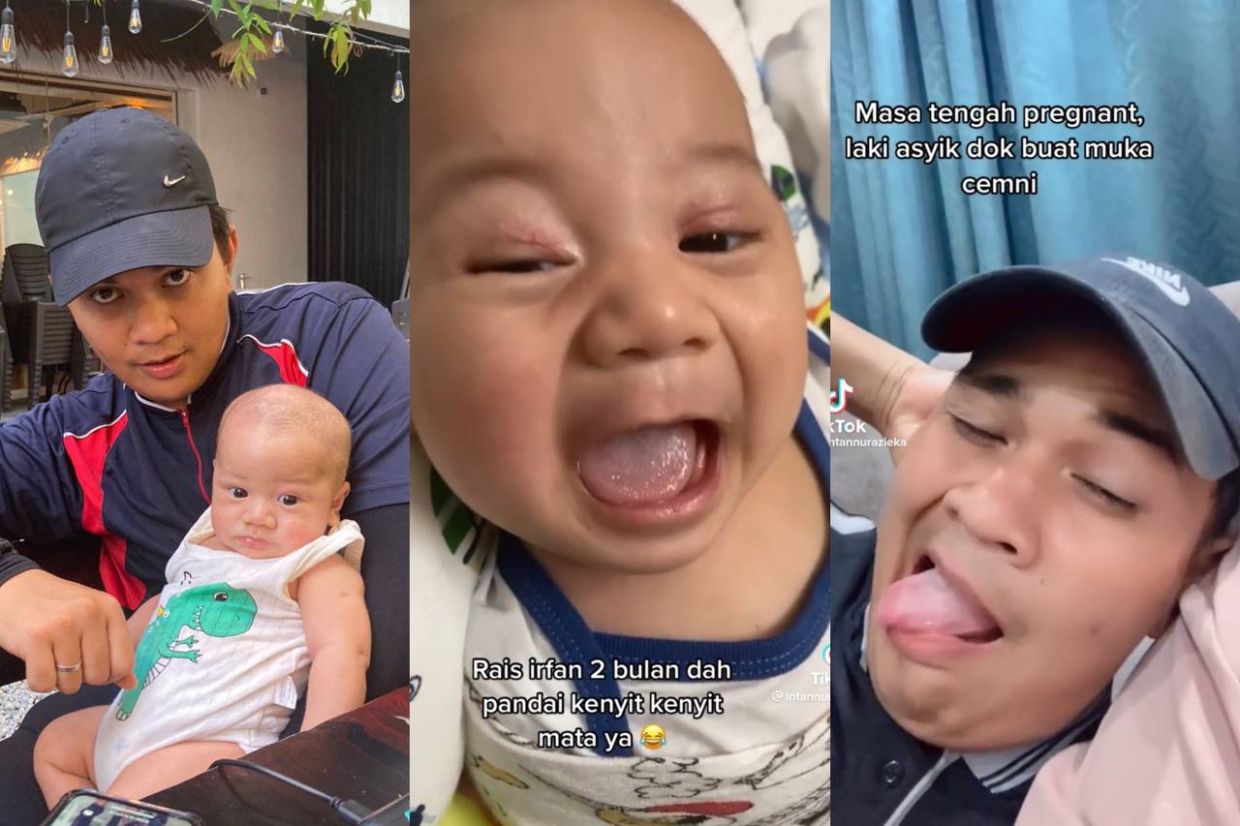 [V] Bayi 3 bulan tiru mimik muka bapanya, ibu akui dulu tak tahu pasal ...