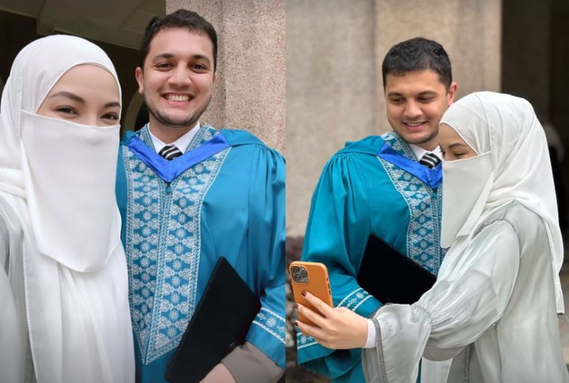 PU Riz dapat sorakan terima ijazah pengajian bahasa Inggeris, hashtag ...