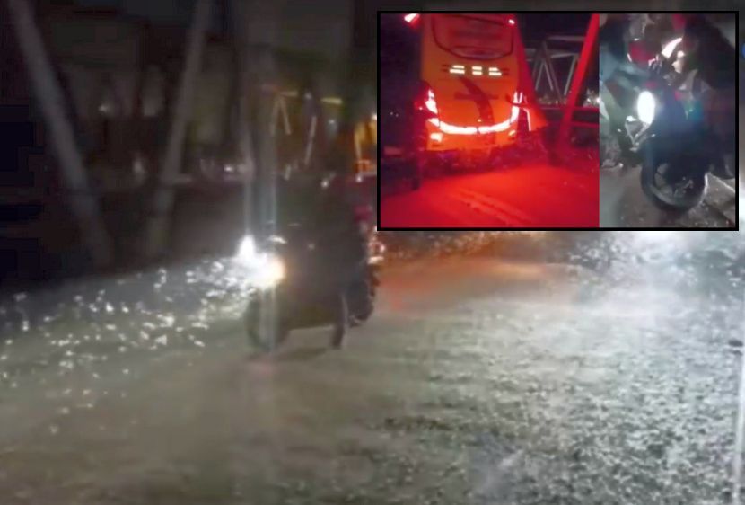 Fenomena aneh! 'Hujan' kupu-kupu di jambatan, punca kemalangan jalan ...