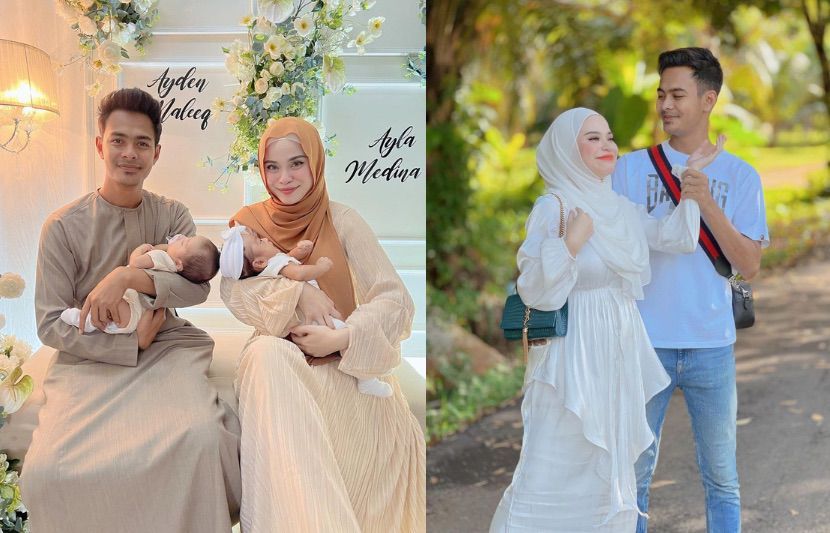 Alieff Irfan tunjuk wajah anak kembar, Instagram Aydeen dan Ayla sudah ...