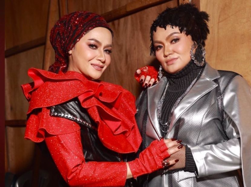 Percubaan Saida dan Saerah tampil fesyen bulu burung dan ropol-ropol ...