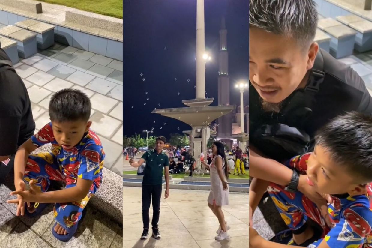 Aduh, sampai kena check jantung! Budak lelaki terkedu dicium, ‘upah’ bagi akak TikToker pinjam ...