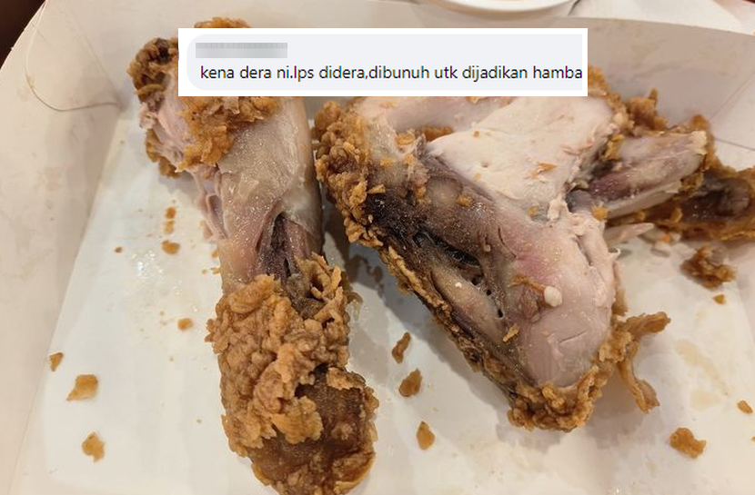 Runsing tengok isi ayam goreng ‘lebam’ sana sini, netizen buat ...