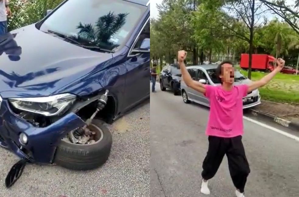 Langgar 6 enam kereta macam filem aksi, pemandu rupanya positif dadah - Semasa | mStar