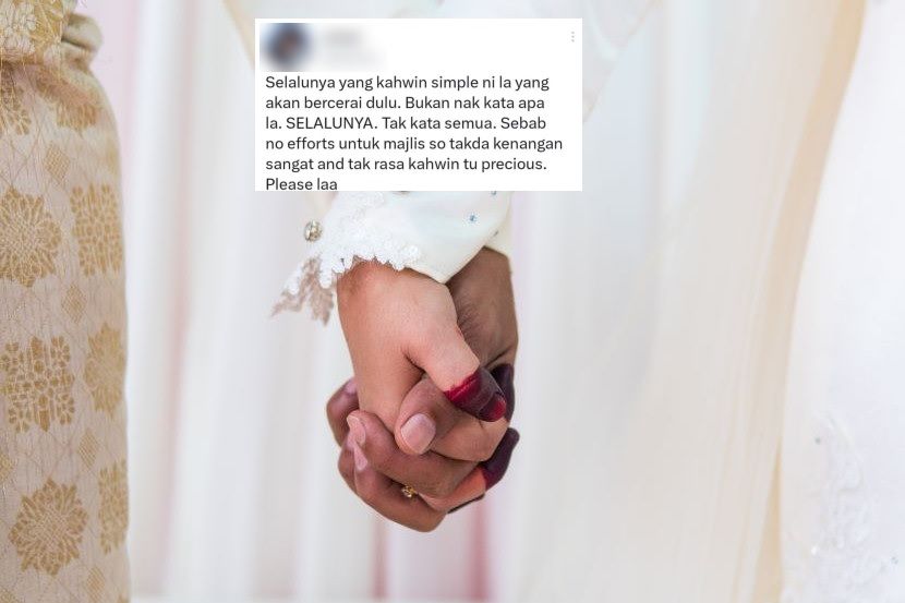 Majlis kahwin sederhana petanda jodoh tak panjang... Wanita pandai ...