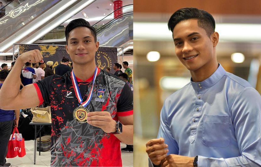 Penyanyi Daniesh Suffian rupanya atlet sukan gusti lengan, wakil negara ...