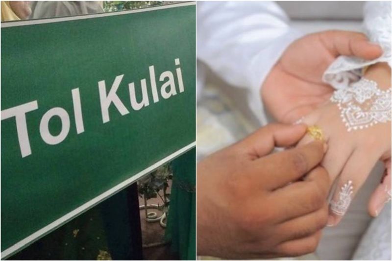 Adat ‘tol’ kahwin sentiasa ada drama... RM5 ditolak, sudahnya rombongan pengantin kalut sorok ...