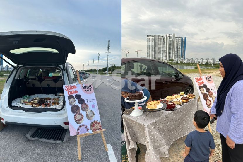 Kek premium harga rahmah! Hari pertama jual dari but kereta, esoknya ...