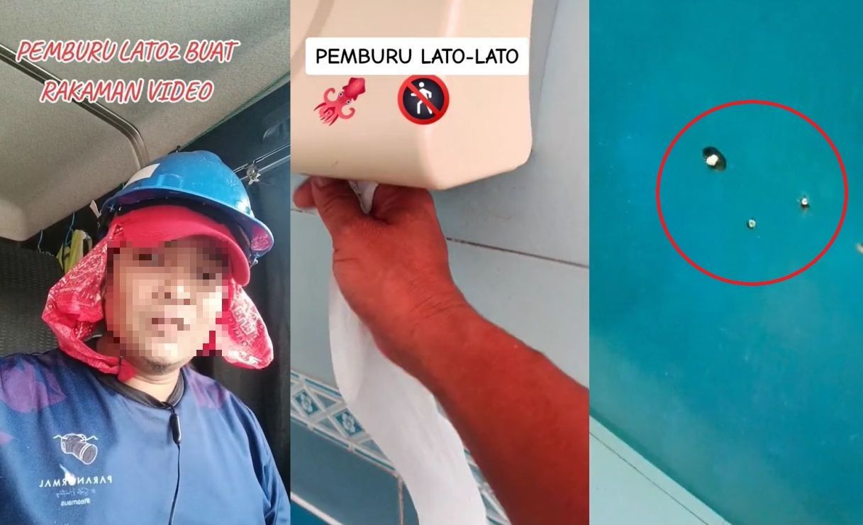 Dah kantoi baru mengaku gaya manja! Abang lori dedah ‘pemburu lato-lato ...