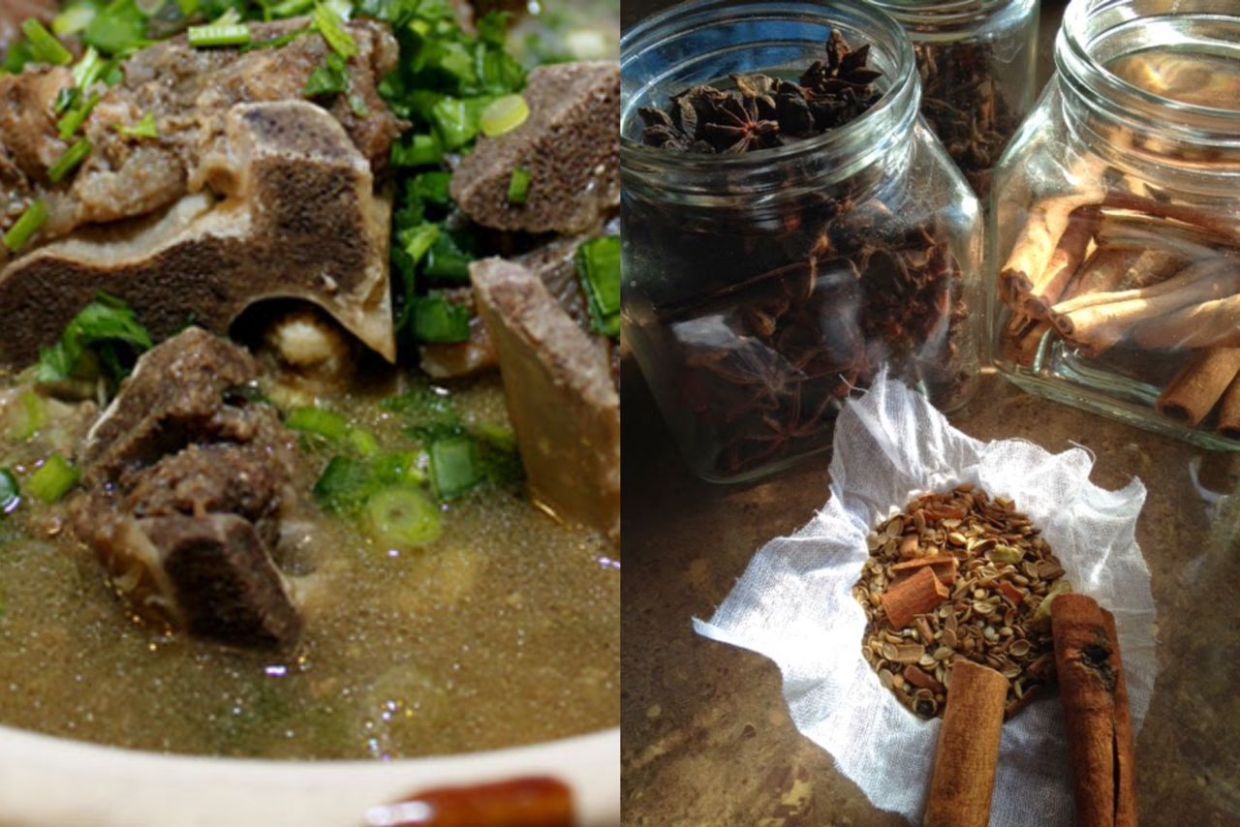 Ini rupanya ramuan nak buat uncang sup bunjut... ‘Homemade’ lebih ...