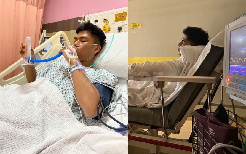 Padah berasap 24 jam! Lelaki jauhi vape selepas seminggu di ICU, dada ...