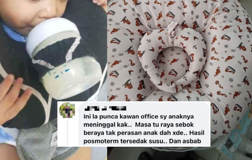 Bercerai selepas anak mati tersedak susu! Puncanya, terlalu bergantung ...