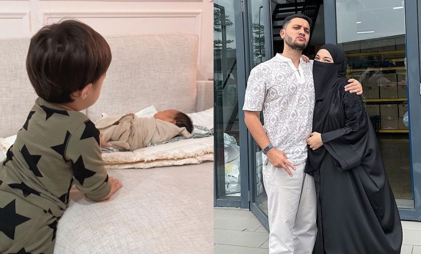 Abdullah Abbas nama bayi kedua Neelofa dan Haris - Hiburan | mStar