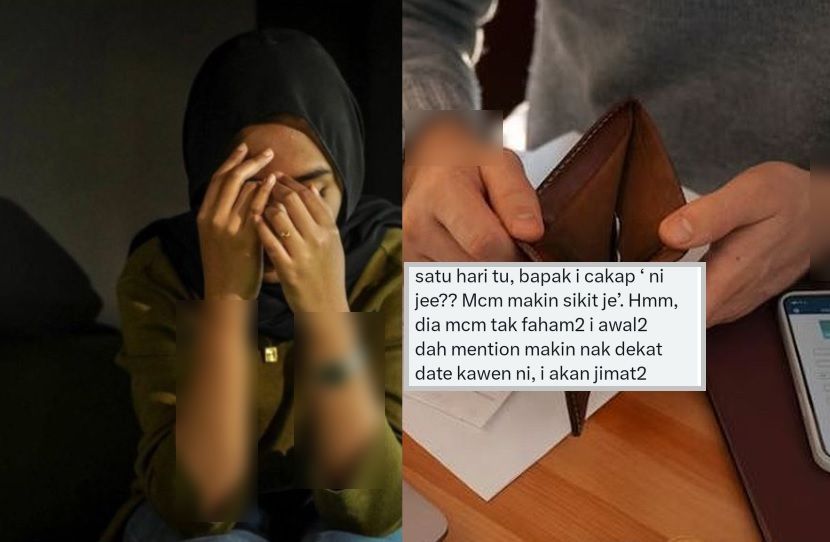 Mak ayah kaki perli, anak kecil hati! Sejak nak kahwin lagi teruk kena sebab kurangkan duit ...