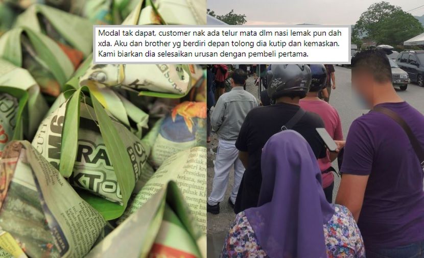 Tak sempat jual telur mata tertiarap ke tanah! Berlinang air mata ...