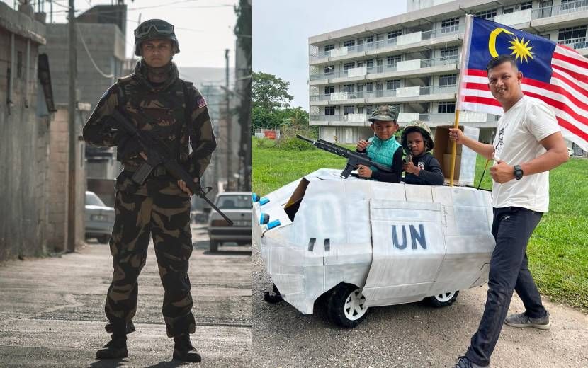 Anak-anak minat Hairul Azreen, siap berangan jadi anggota Malbatt! Bapa ...