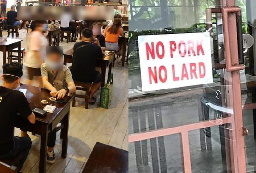 Ramai ambil ringan, makan di premis tertera notis ‘No Pork No Lard ...