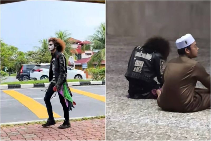 Bagusnya Kembang... Sanggup jalan kaki ke masjid cari ketenangan ...