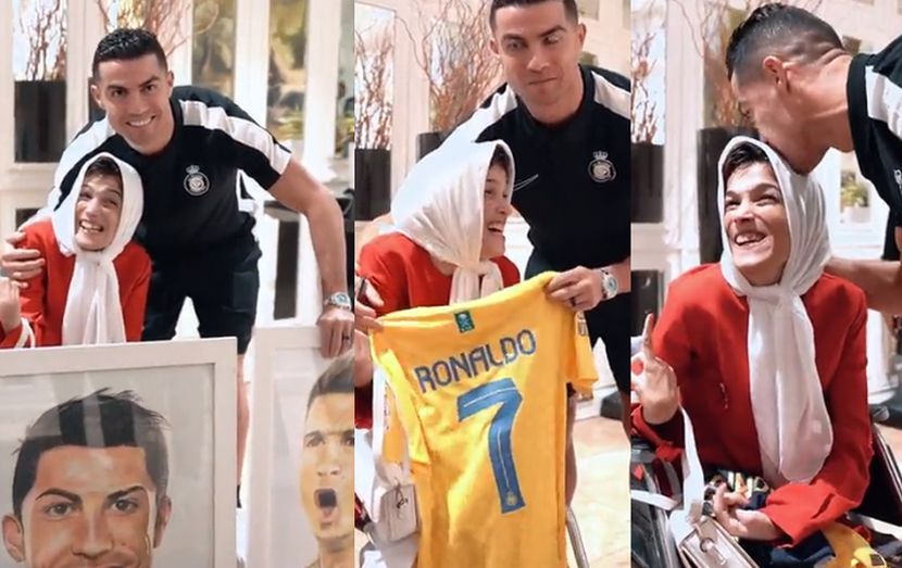 Gara-gara cium pelukis Iran, Cristiano Ronaldo 'berhadapan' 99 sebatan ...