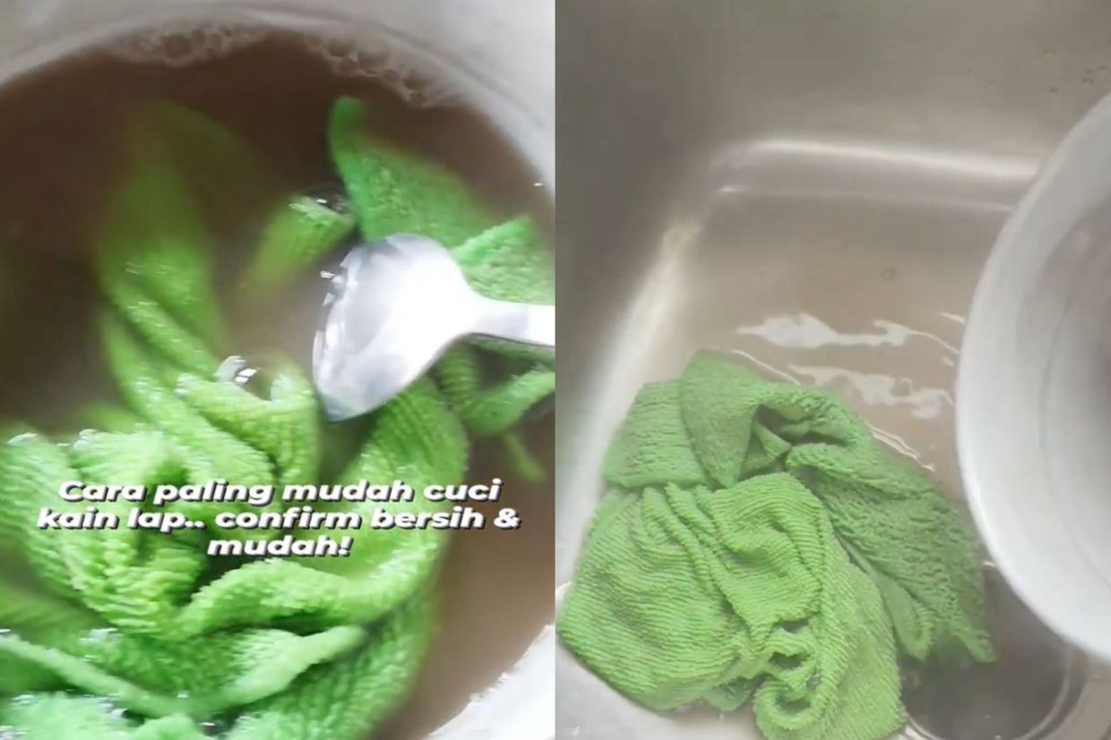 Cuci 10 minit, kain buruk jadi bersih dan wangi! Dah boleh tinggal cara lama rendam sampai busuk ...