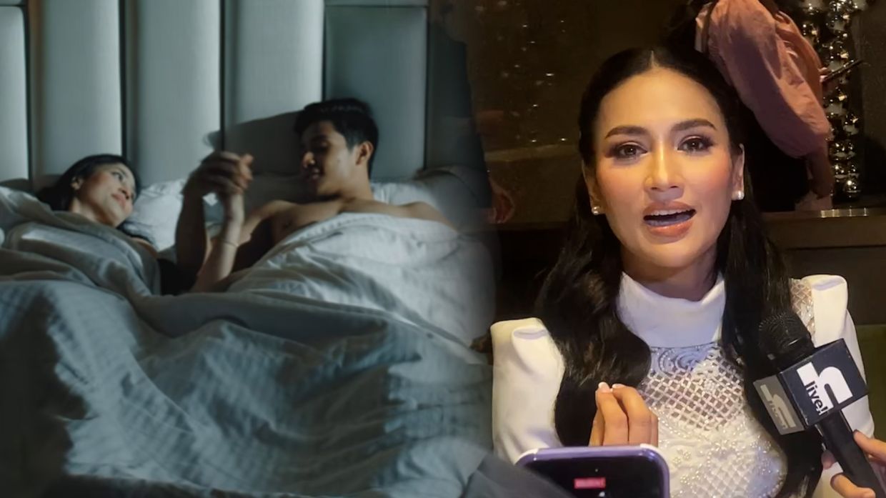 [V] Lakon adegan ranjang bersama Afieq Shazwan, Fasha Sandha sedia ...