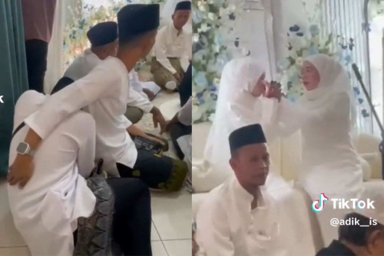 Kakak nikah, adik nangis belakang pakcik! Sebak kenang memori membesar bersama - “Tinggallah ...