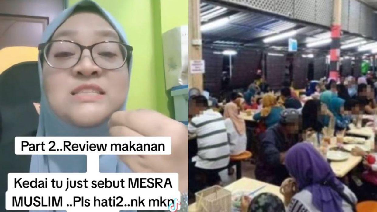 Gara-gara reviu TikToker, ustazah lari keluar dari kedai! Patutlah rasa ...