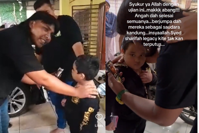 Ali Puteh sebak jumpa anak arwah Abam, minta izin untuk cium... “Empat tahun saya tak tengok dia ...