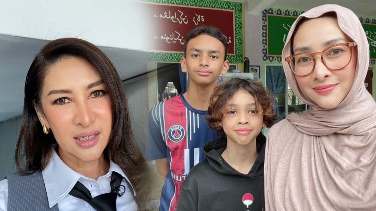 Rita Rudaini rimas orang sekeliling sibuk tanya anak-anak tentang bapa ...