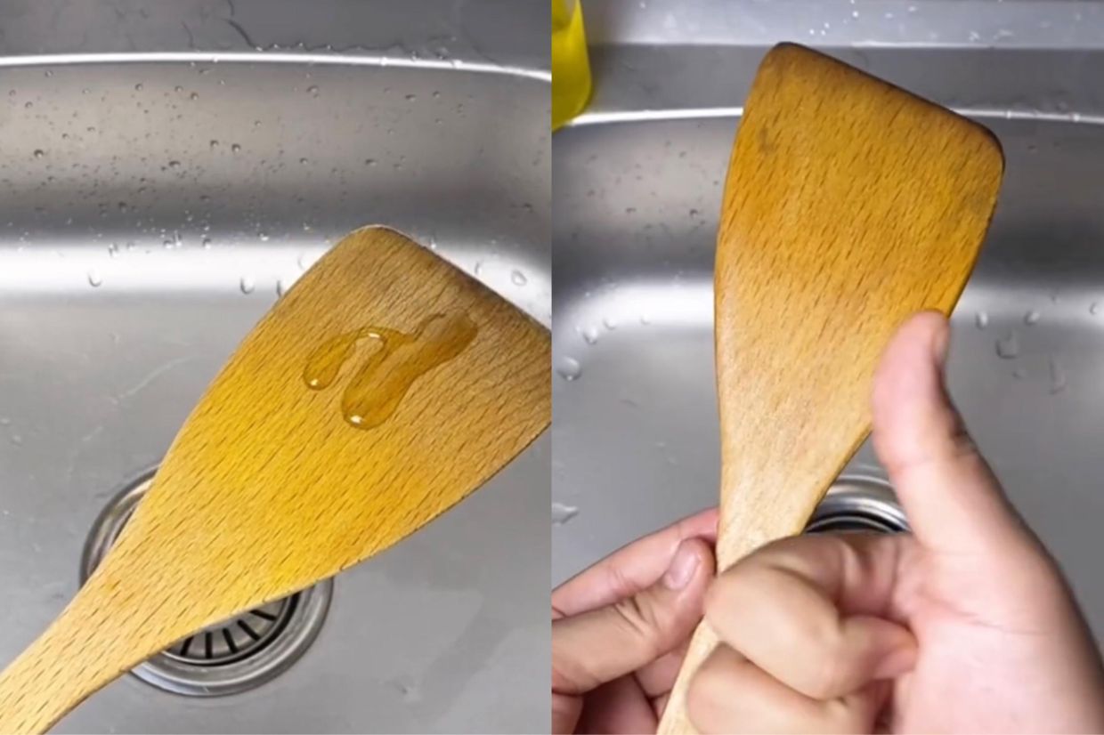 Sudip lama nampak macam baharu! Rupanya ini rahsia cuci perkakas kayu ...