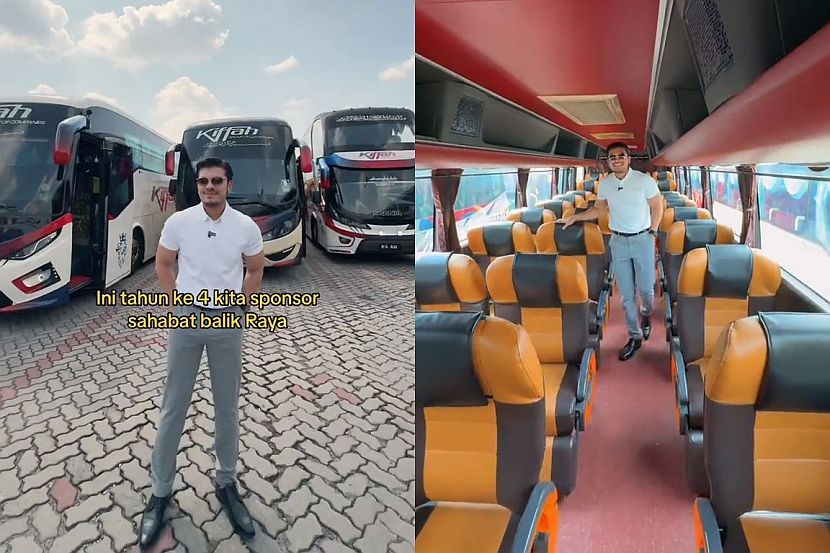 Hafiz Mahamad taja 10 bas balik kampung, suruh balik raya dengan mak ...