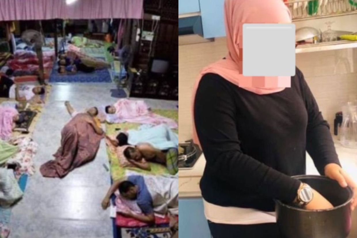 Abang-abang dan bini masing-masing ‘lagak VIP’ balik rumah ibu! Biar adik bongsu hidang sahur ...