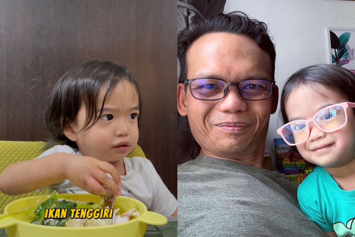 Budak 2 tahun terang hati, cepat ingat rangkap pantun! Bapa kongsi ...