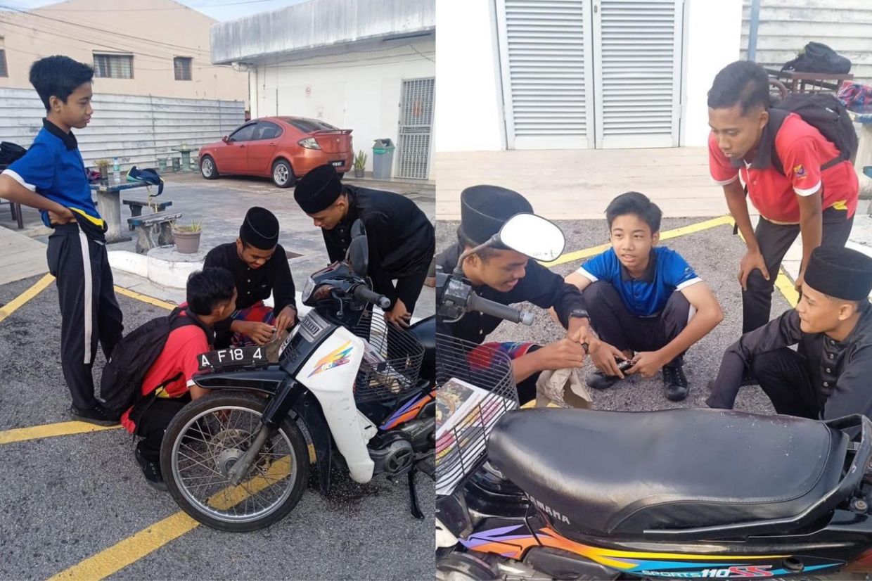 Wanita mohon maaf, serba salah jadi punca pelajar lewat ke sekolah! Puas ‘halau’, tetap nak ...