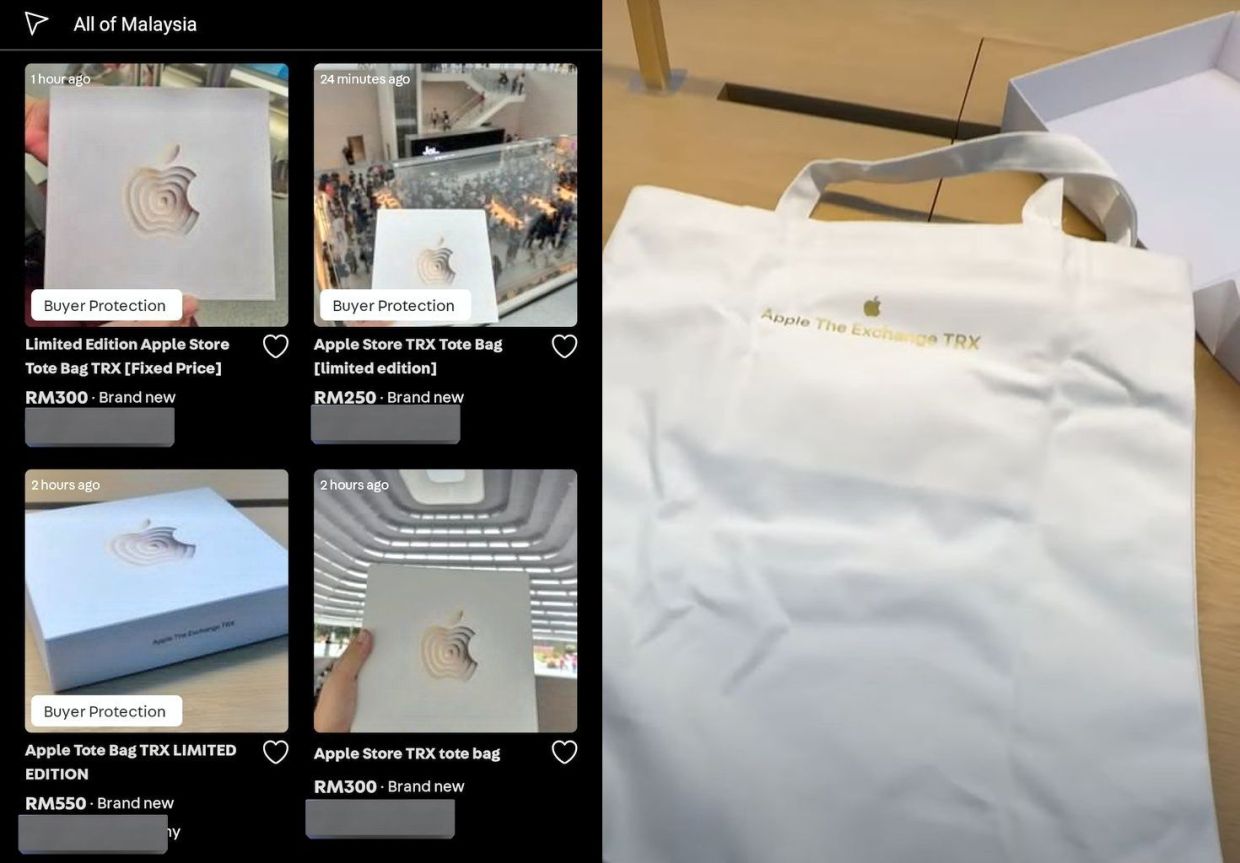 Pengunjung terawal kedai Apple di TRX mula buat untung, jual semula ...